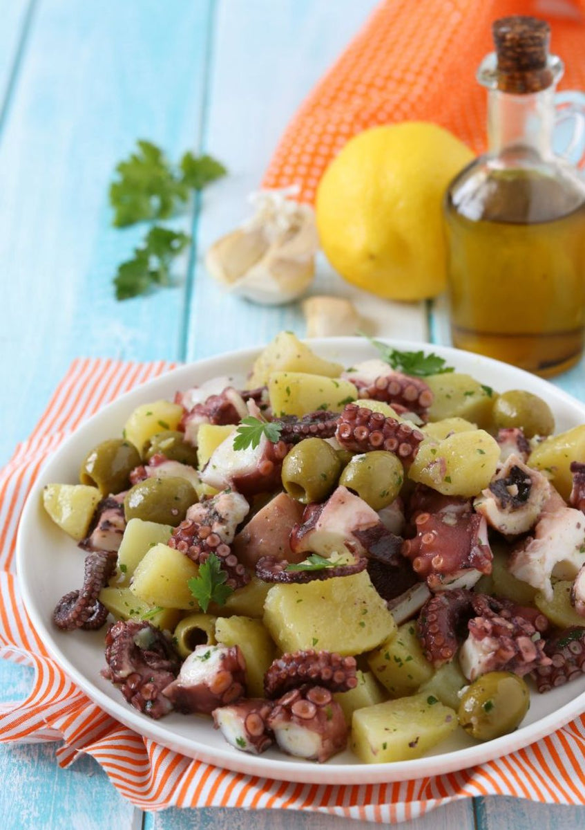 Insalata di Polpo - Octopus & Potato Salad with Olives – Mercato Gourmet