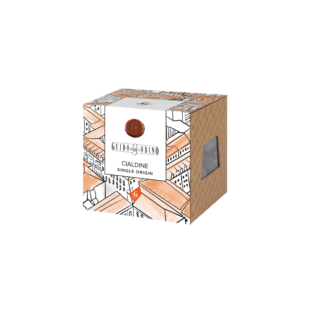 Assorted 4 Kinds Single Origin Cialdine (Chocolate Disk) in Cube 160g ...
