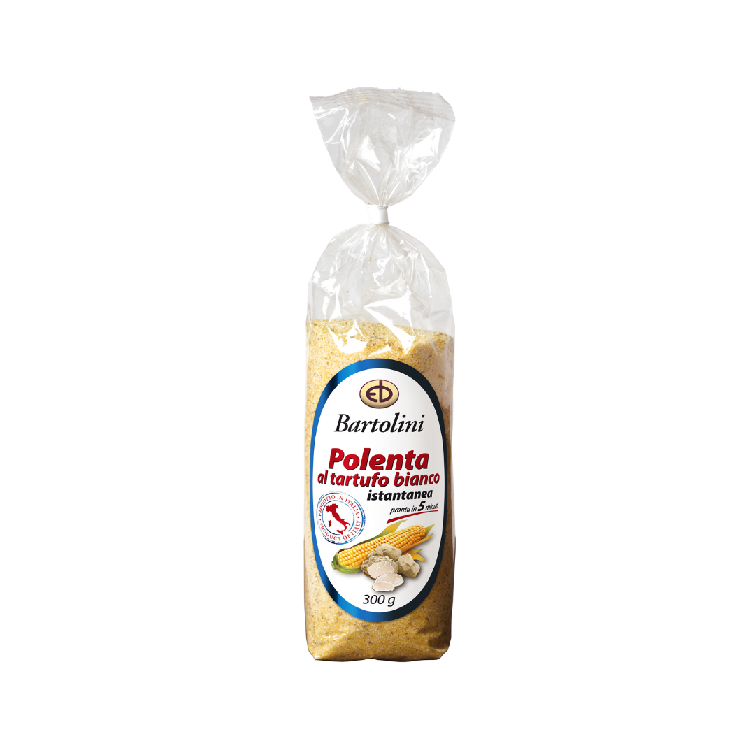 Instant Polenta with White Truffle 300g - Bartolini – Mercato Gourmet