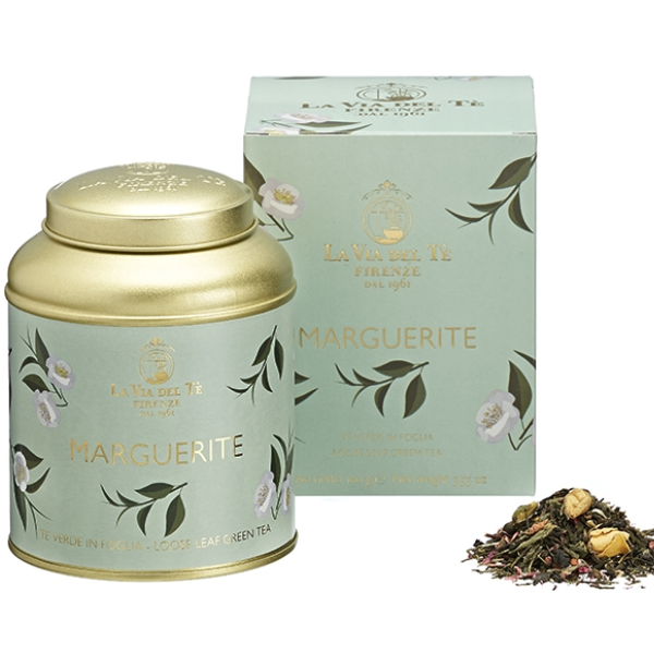 Marguerite Tea in Tin 100g - La Via del Tè – Mercato Gourmet