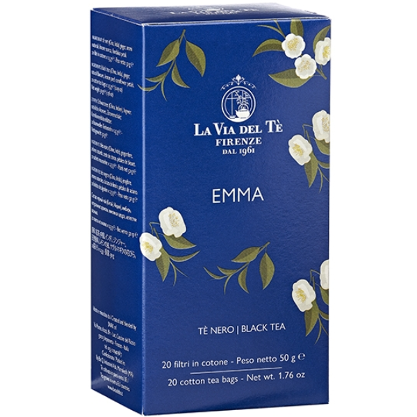 Emma Black Tea 50g (in 20 Tea Bags) - La Via del Tè – Mercato Gourmet