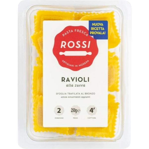 Fresh Ravioli with Pumpkin 250g - Rossi – Mercato Gourmet