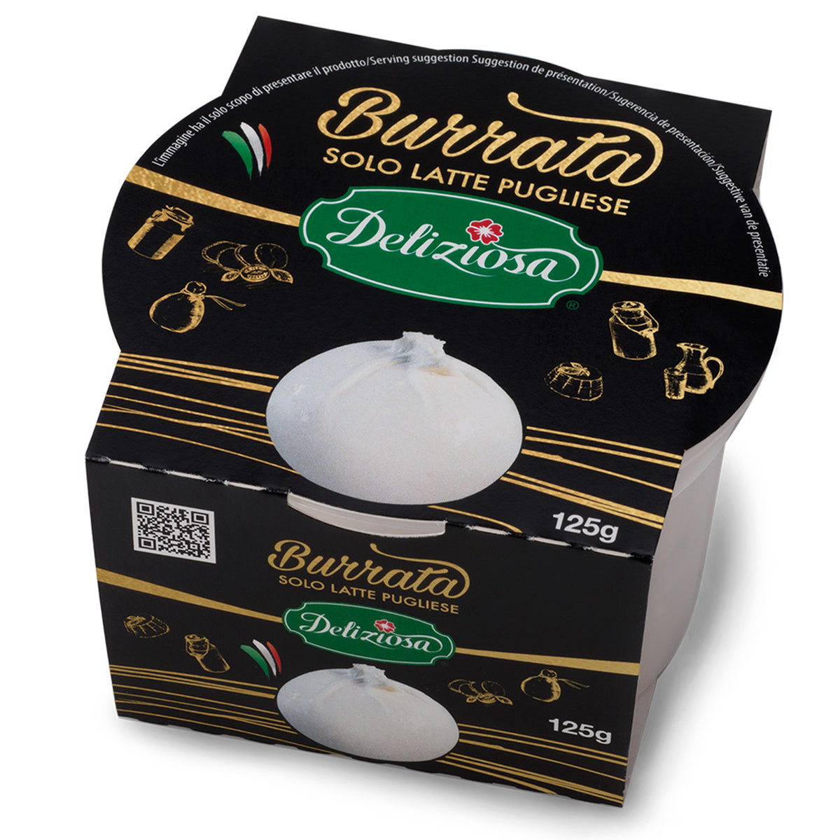Fresh Burrata 125g - Deliziosa – Mercato Gourmet