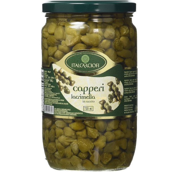 Capotes Capers in Wine Vinegar 720ml - Italcarciofi – Mercato Gourmet